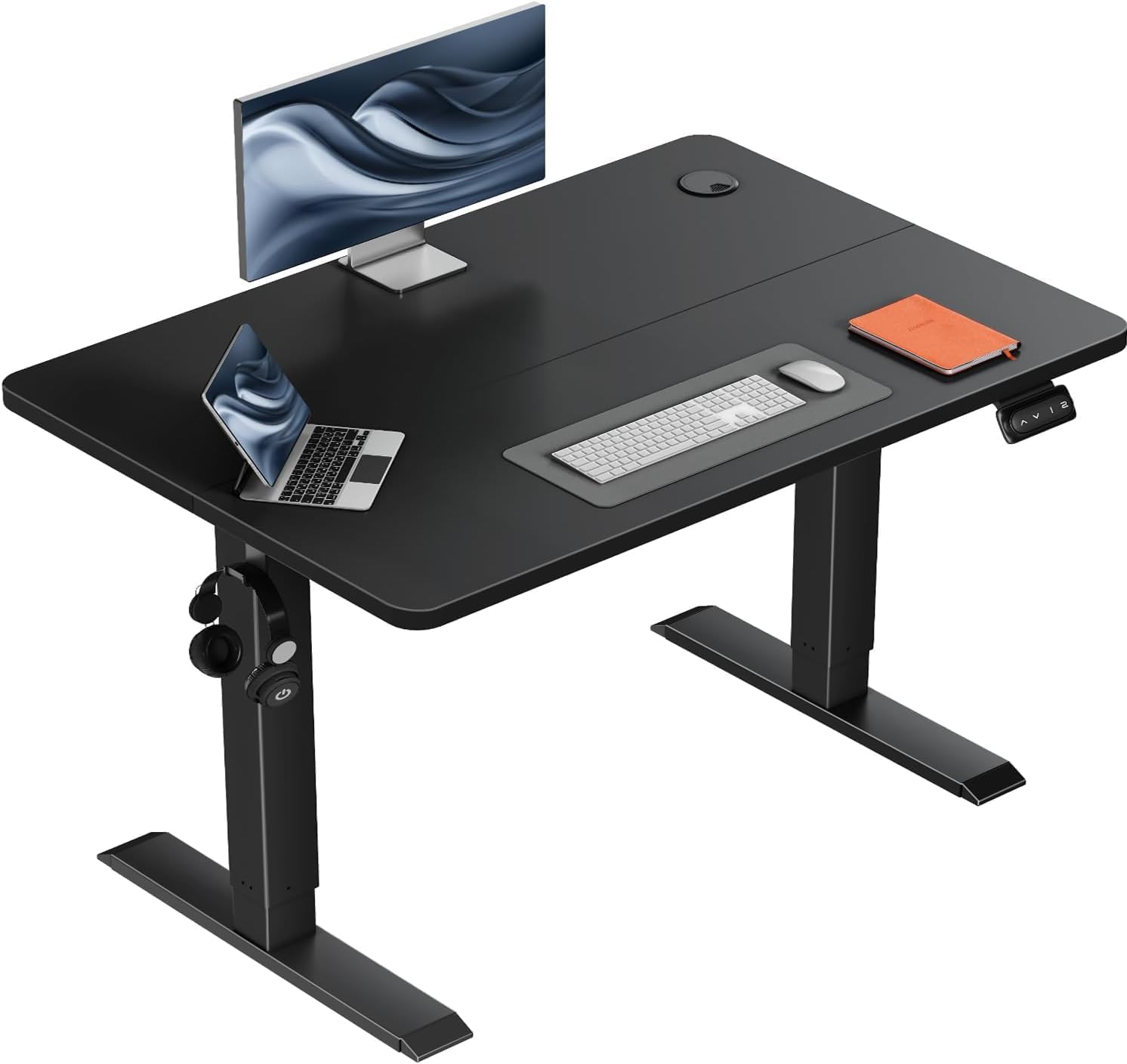 Flamaker Standing Desk 100x60cm Height Adjustable Desk with Splice ...