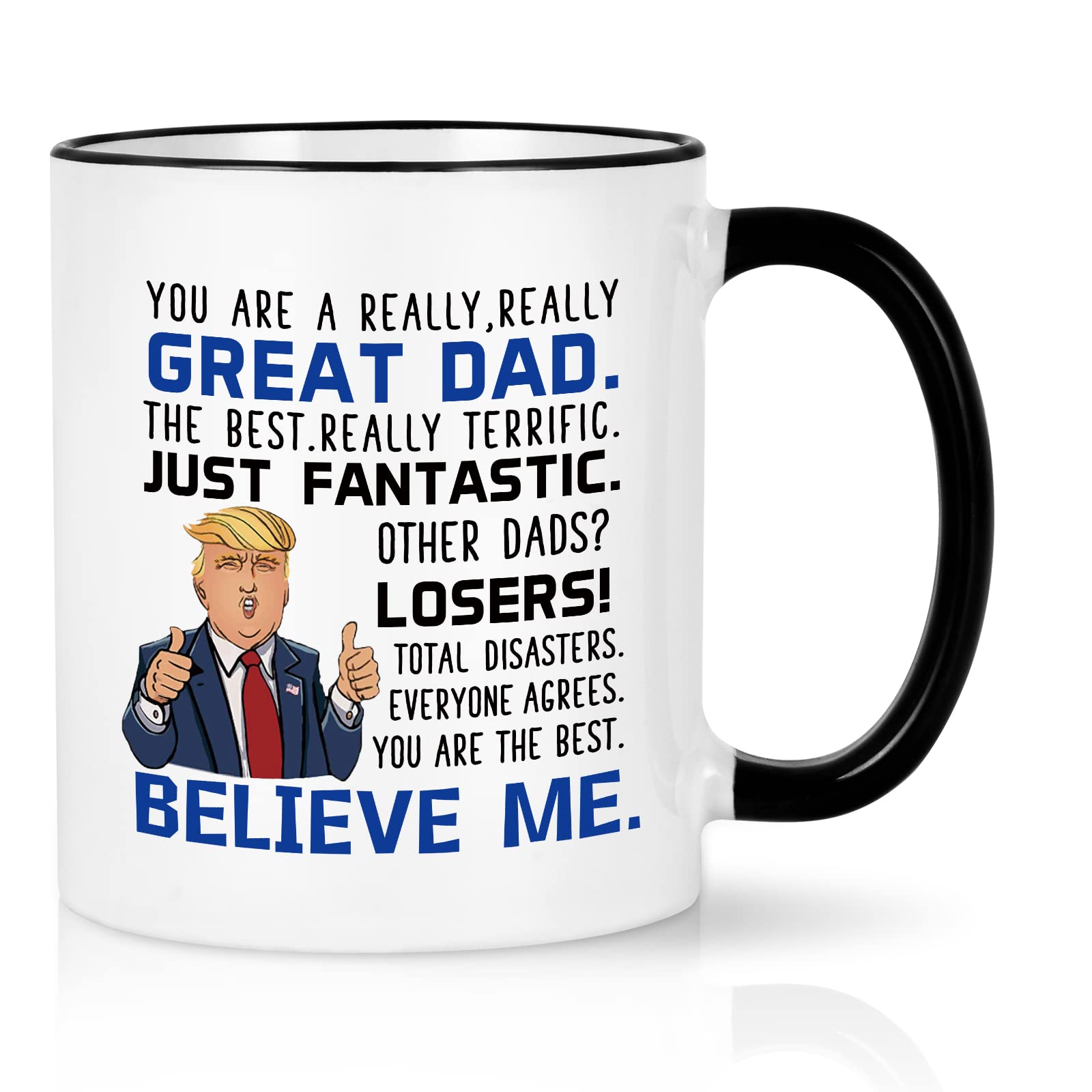 Amazon.com: YHRJWN - Trump Dad Mug - Father's Day Dad Gifts from ...
