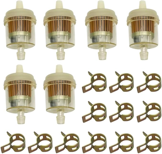 Amazon.com: Strongthium 1/4 Gas Inline Fuel Filter Replacement for 6mm ...