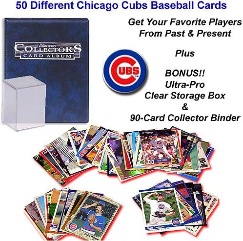 Chicago Cubs 50 Card Starter Package at Amazon's Sports Collectibles Store