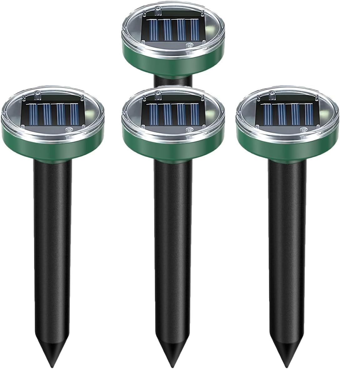 Amazon.com: Mole Repellent Solar Powered 4 Pack Snake Repellent ...