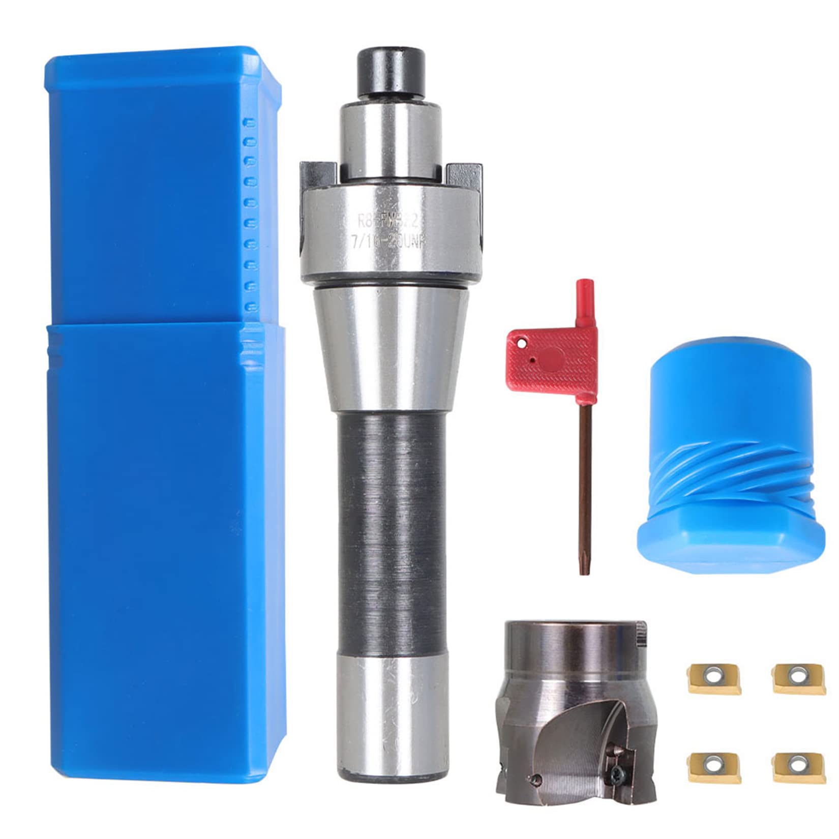 findmall R8 FMB22 Shank Face Mill Arbor and 400R 50MM CNC End Milling ...