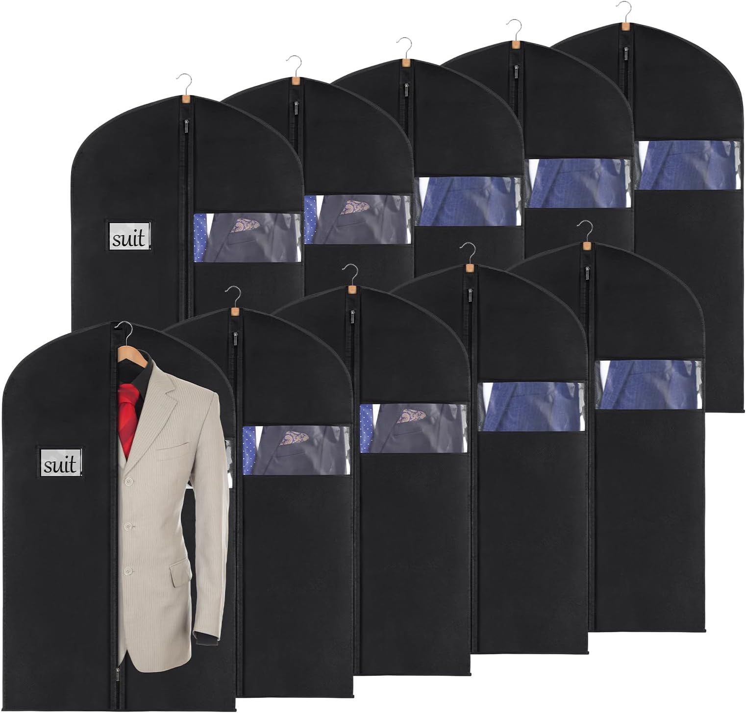 Amazon.com: Right Hardware Garment Bag for Storage; Pack of 3 Bags ...