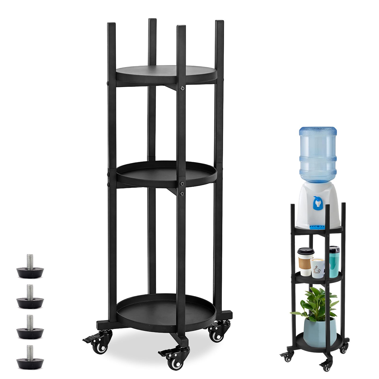 Amazon.com: TwoWin Water Dispenser Stand with Wheels, 5 Gallon Water ...