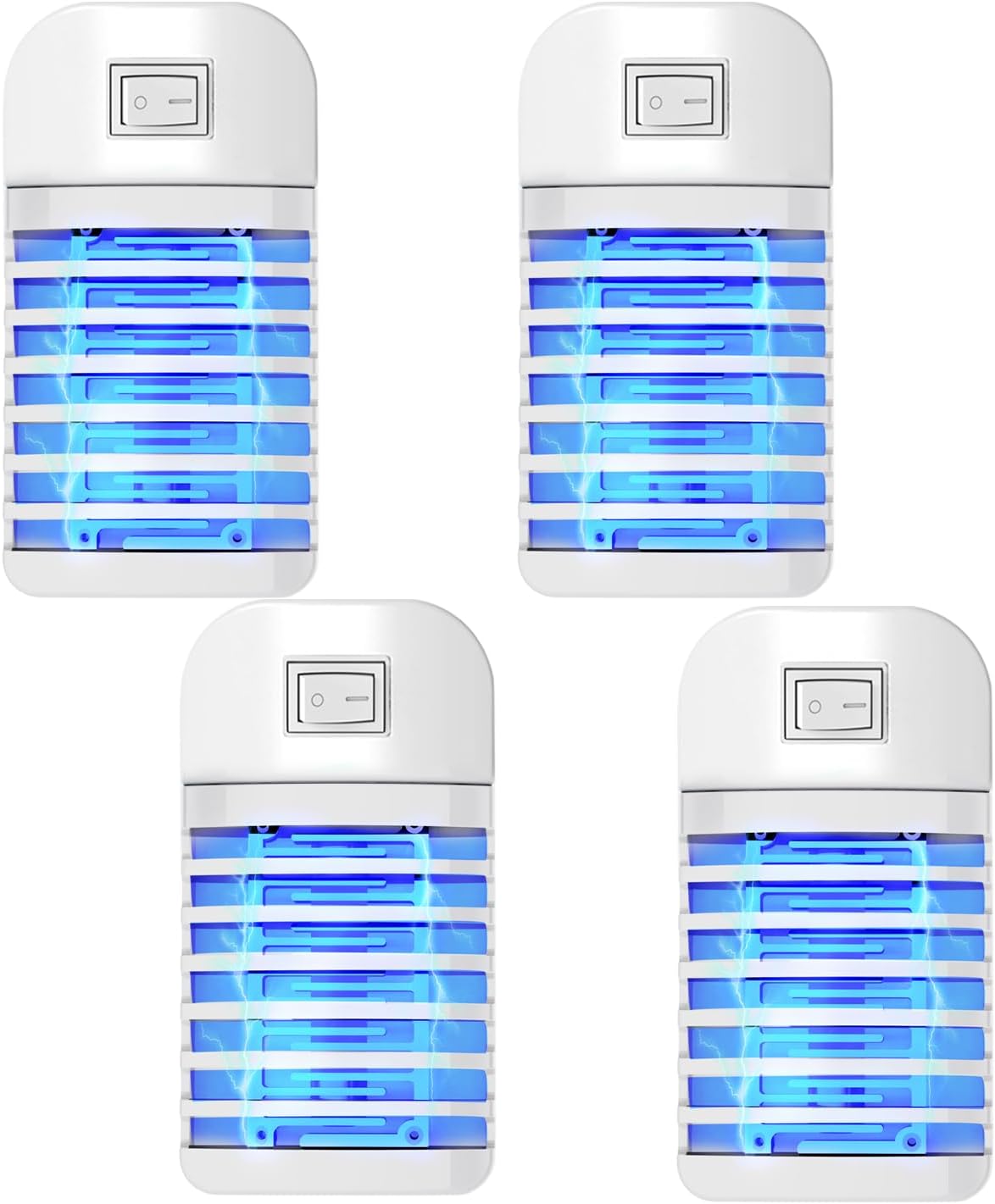 WUGEIN Mosquito Killer Lamp, Electric Mosquito Net with Light Set of 4 ...