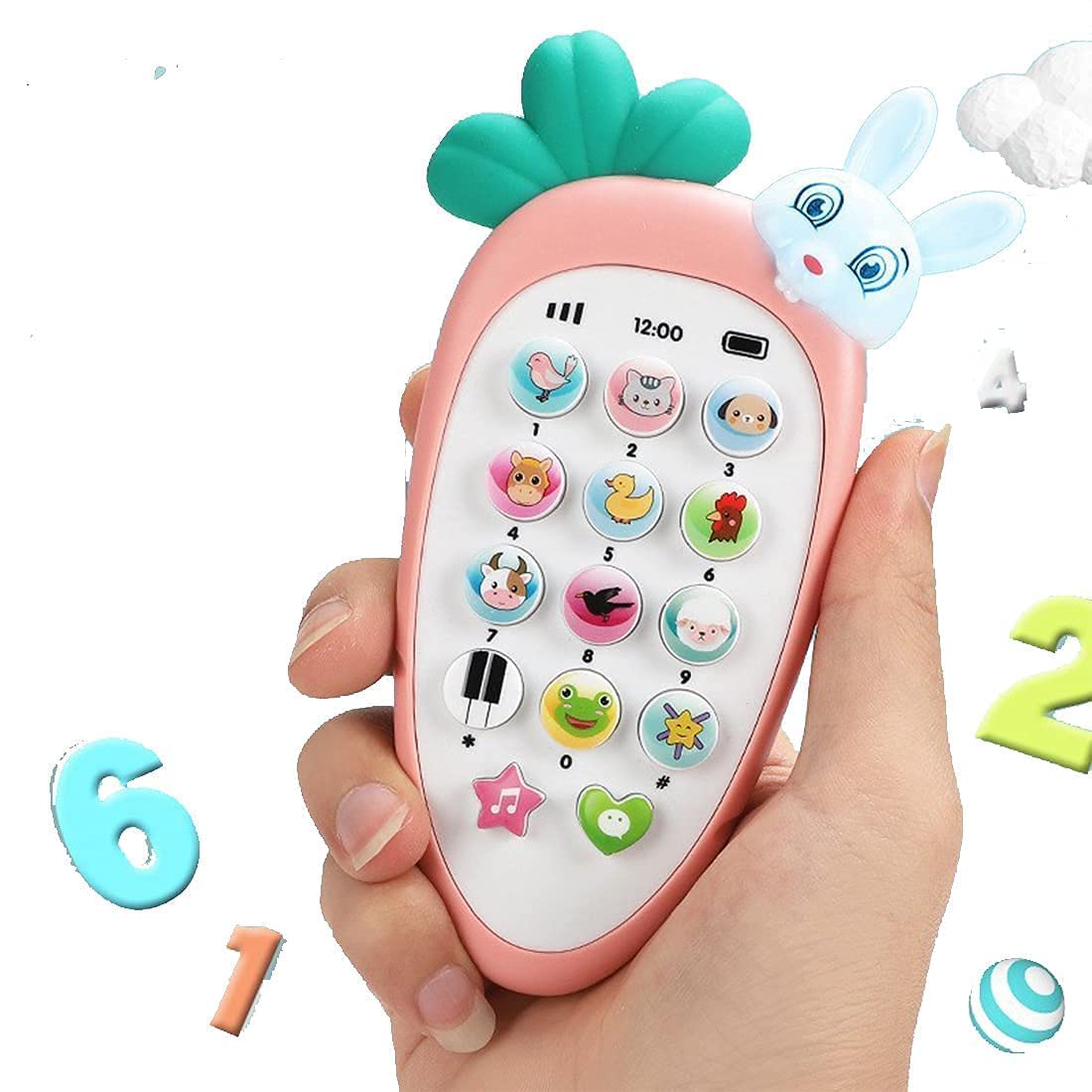 TOYMANIA Amazing Musical Rabbit Mobile Phone Toy for Kids. | with ...