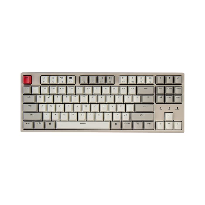 Buy Keychron C1 Tenkeyless Layout 87 Keys Wired Mechanical Keyboard for ...