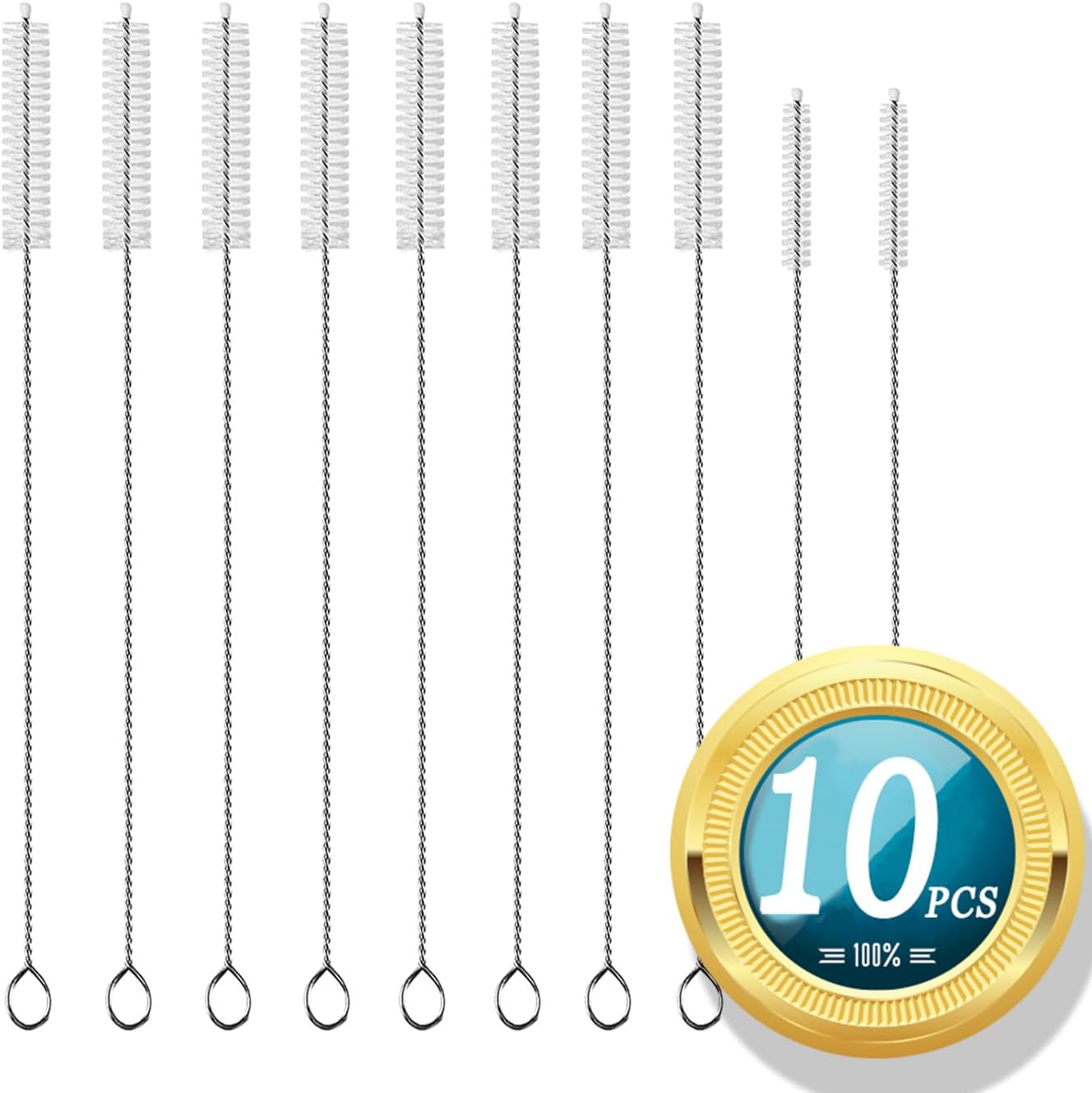 Amazon.com: OWLKE 10-Piece Cleaning Brush Set-Long Straw Brush,Pipe ...