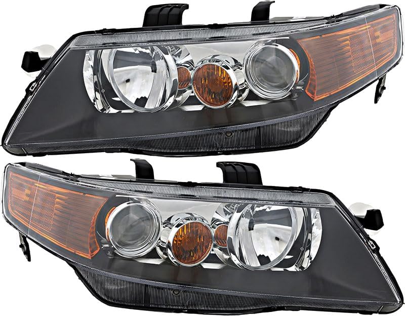 Amazon.com: For Acura TSX Headlights Lamps Set 2004 2005 HID Driver and ...