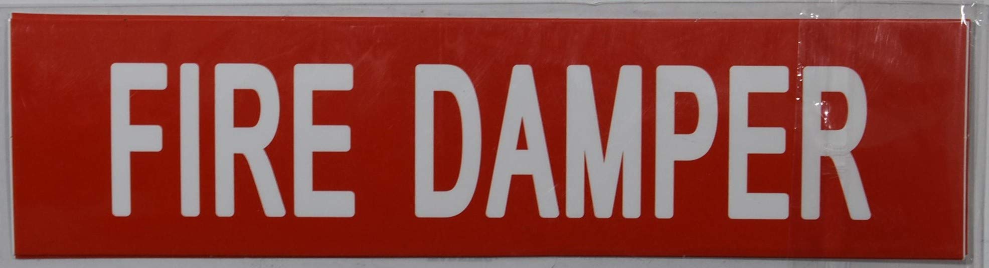 Snapklik.com : Set 5 PCS - Pipe Marking- FIRE Damper Sign