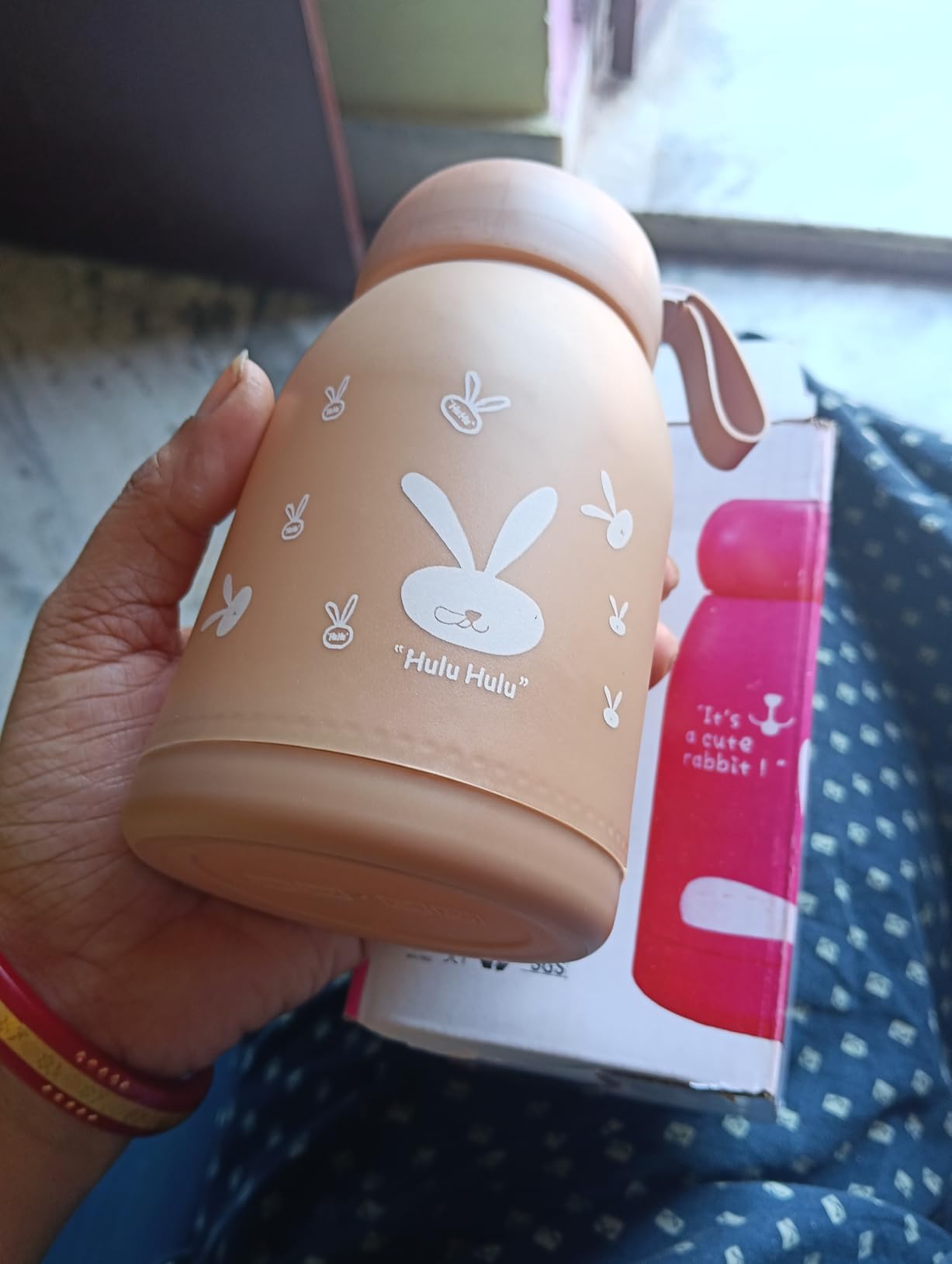 Hozify Mini Water Bottle – Small Glass Water Bottle, 330ml Leakproof ...