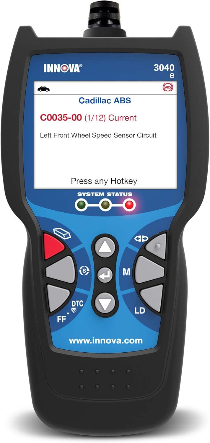 Amazon.com: Innova Escáner 3040e / Lector de códigos de coche con datos en vivo : Automotriz