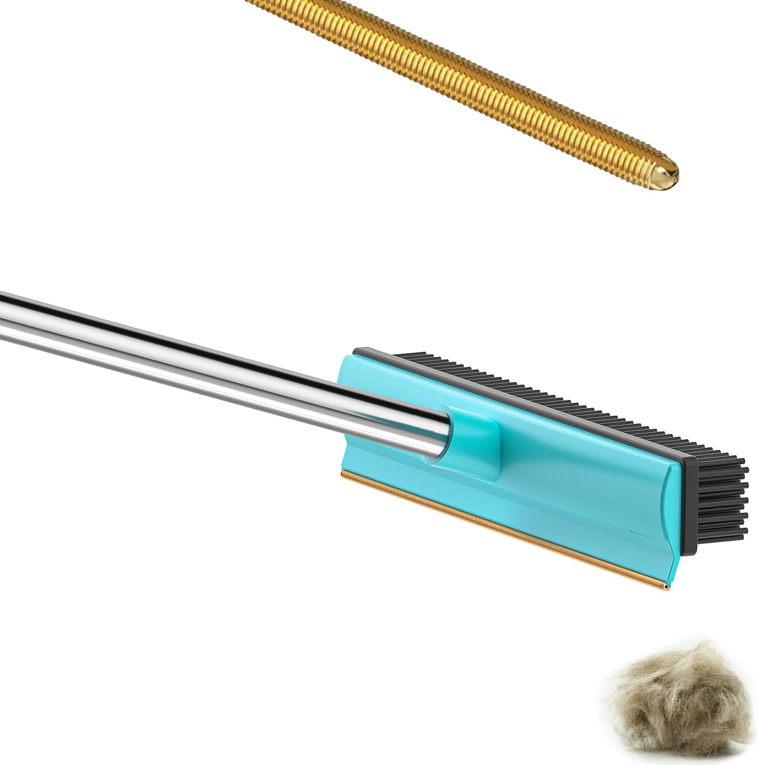 Amazon.com: Carpet Rake - 60" Long Handle Pet Hair Removal with Metal ...