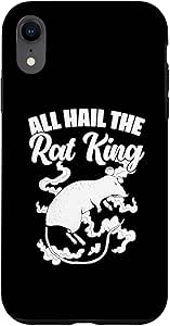 Amazon.com: iPhone XR All Hail the Rat King Medieval Mouse Rodents Rat ...