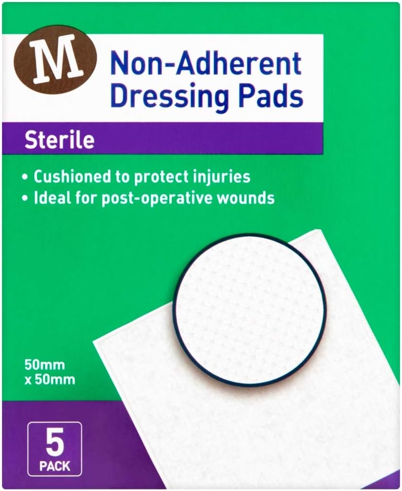Morrisons Sterile Non-Adherent Dressing Pads 5 Pack : Amazon.co.uk: Fashion