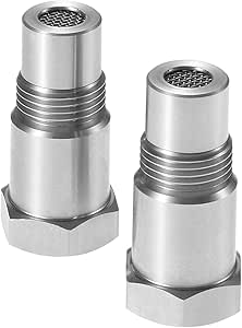 2Pcs O2 Sensor Spacers Engine Light CEL Eliminator With Mini Catalytic ...