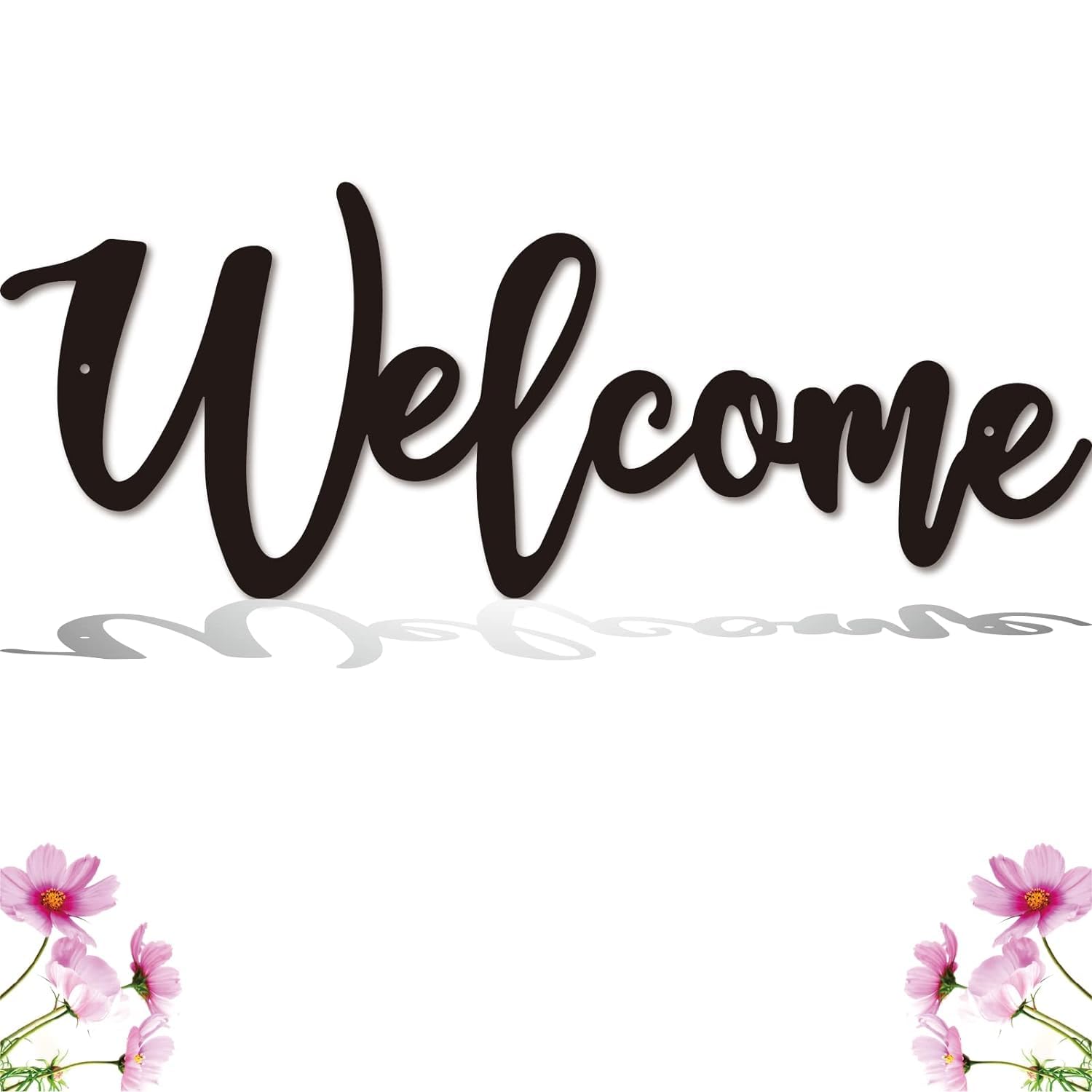 Amazon.com: Welcome Metal Sign, Welcome Wall Decor,Welcome Signs Wall ...