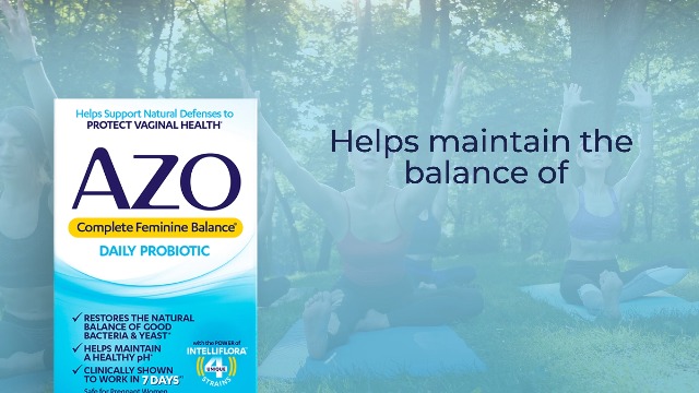Snapklik.com : AZO Complete Feminine Balance Daily Probiotics For Women