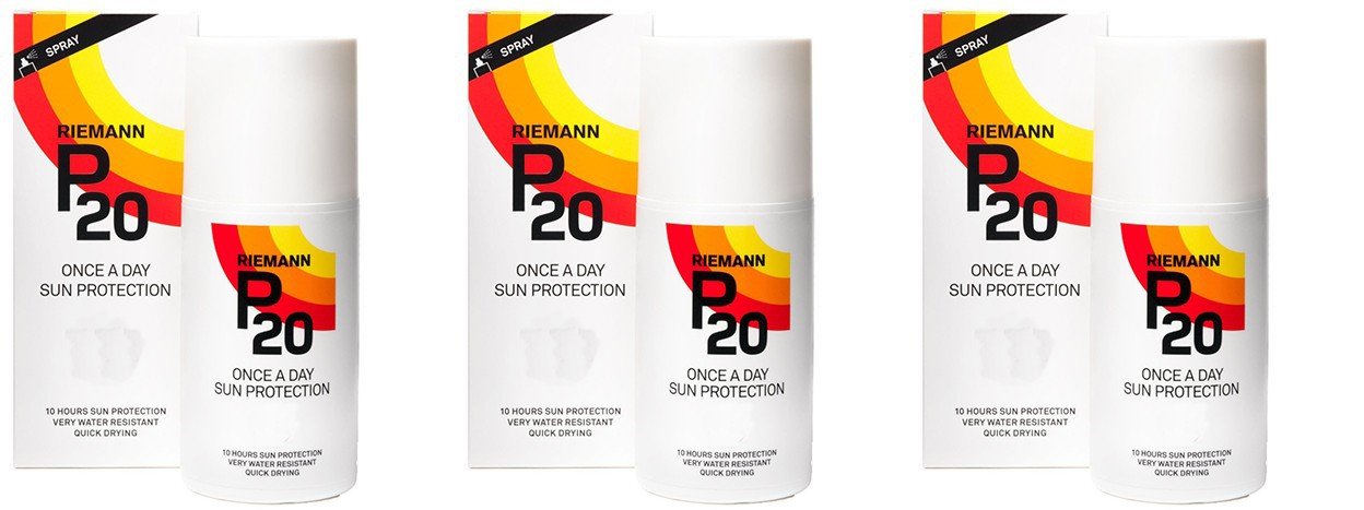 Amazon.com: Riemann P20 Suncream Spf50+ 100Ml Bundle Pack Of 3 : Beauty ...