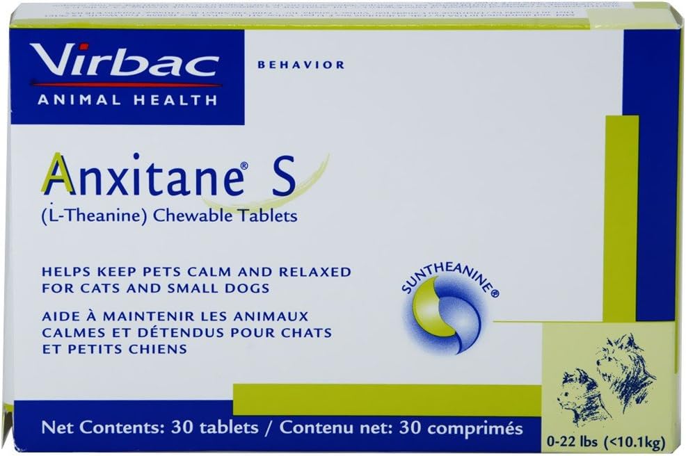 Anxitane S (L-Theanine) Chewable Tablets, 30 Count : Amazon.co.uk: Pet ...