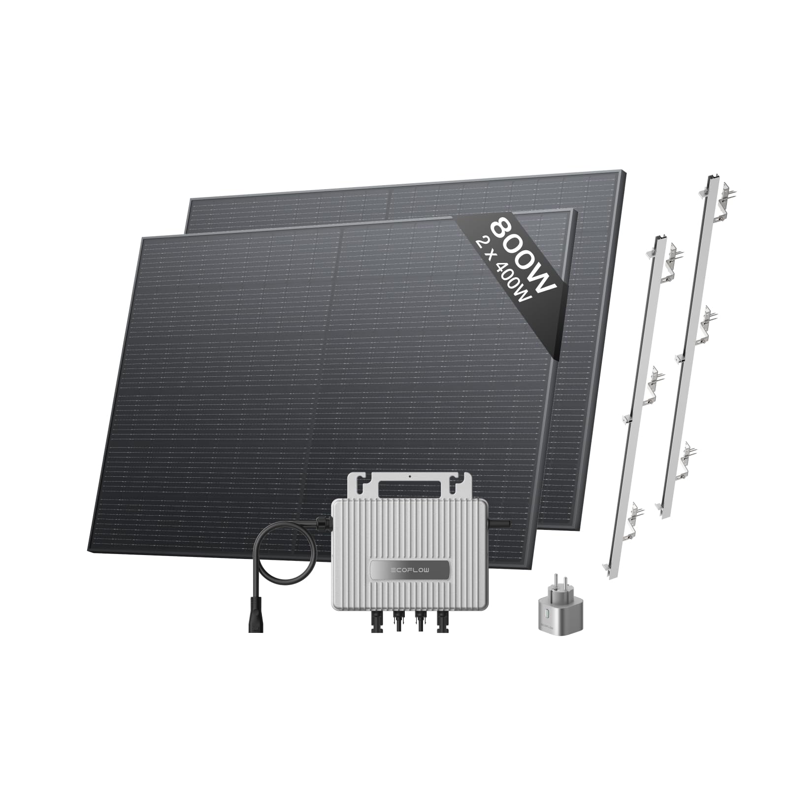 Ecoflow Stream Balcony Solar System 800w Micro Inverter 2 400w ...