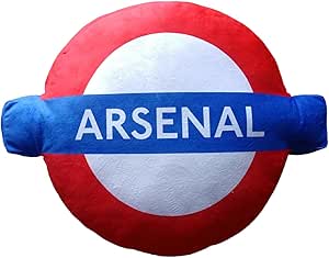 London Underground Officially Licensed Arsenal Roundel Logo Cushion ...