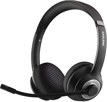 Amazon.com: Bluetooth Headset with Microphone Wireless Headphones ...