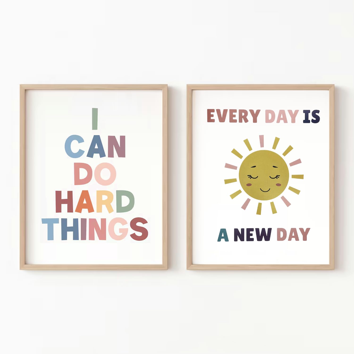 Amazon.com: 2X Positive Affirmation Prints for Kids,Boho Classroom ...