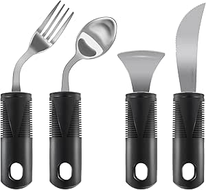 Amazon.com: Adaptive Utensils, Weighted Utensils for Hand Tremors ...