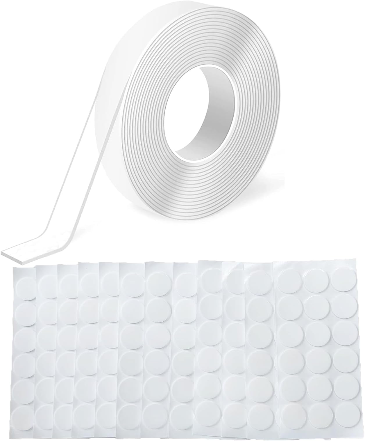 KAIHENG 306PCS Clear Double Sided Tape Mounting Putty Clear Sticky Dots ...