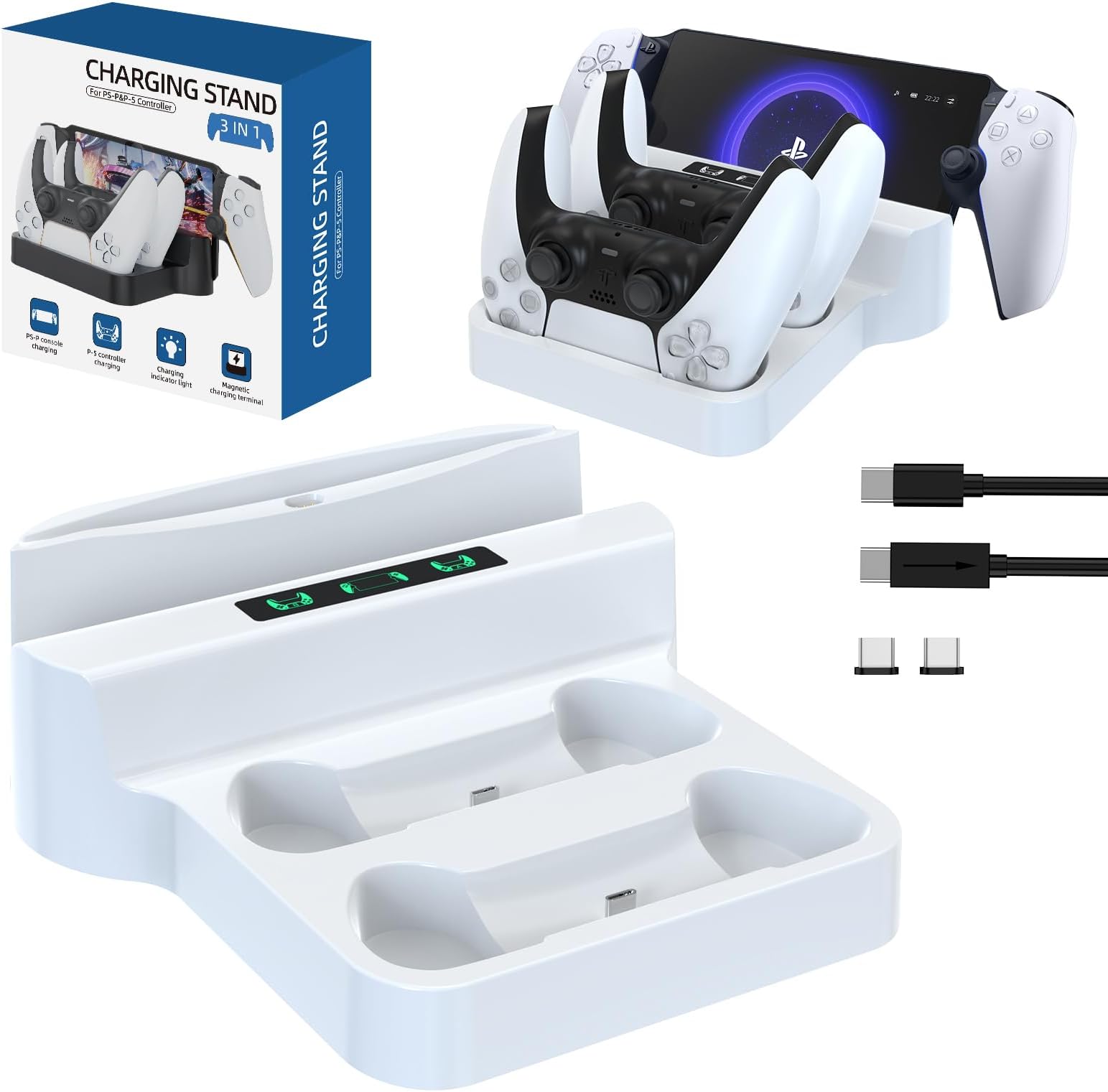 Amazon.com: Charging Dock Station for PlayStation Portal and PS5 ...