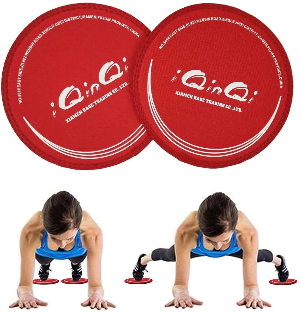 iQinQi Exercise Glider Discs, Exercise Core Sliders for Working Out ...