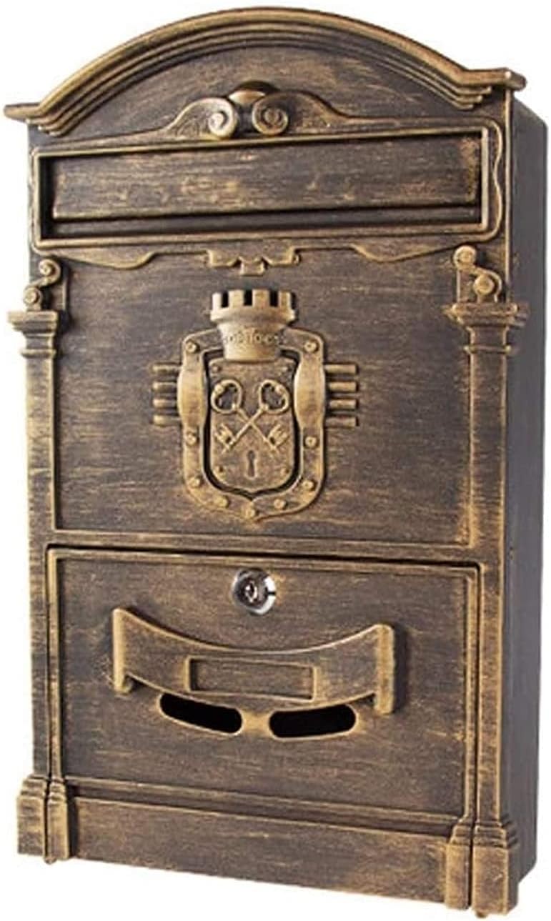 Wall Mounted Waterproof Villa with Lock Letter Box Wall-Mounted Mailbox ...