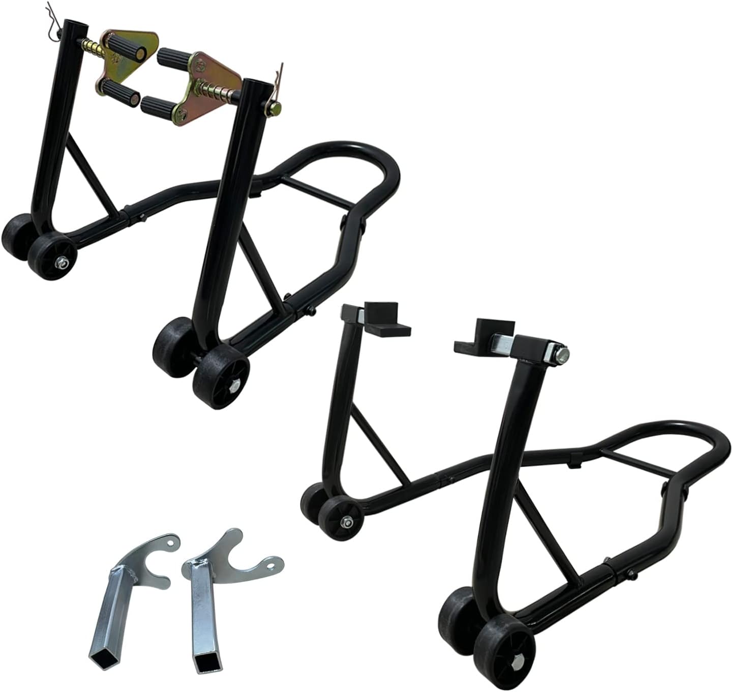 Amazon.com: koxuyim Universal Motorcycle Stand Front Rear Wheel Balance ...