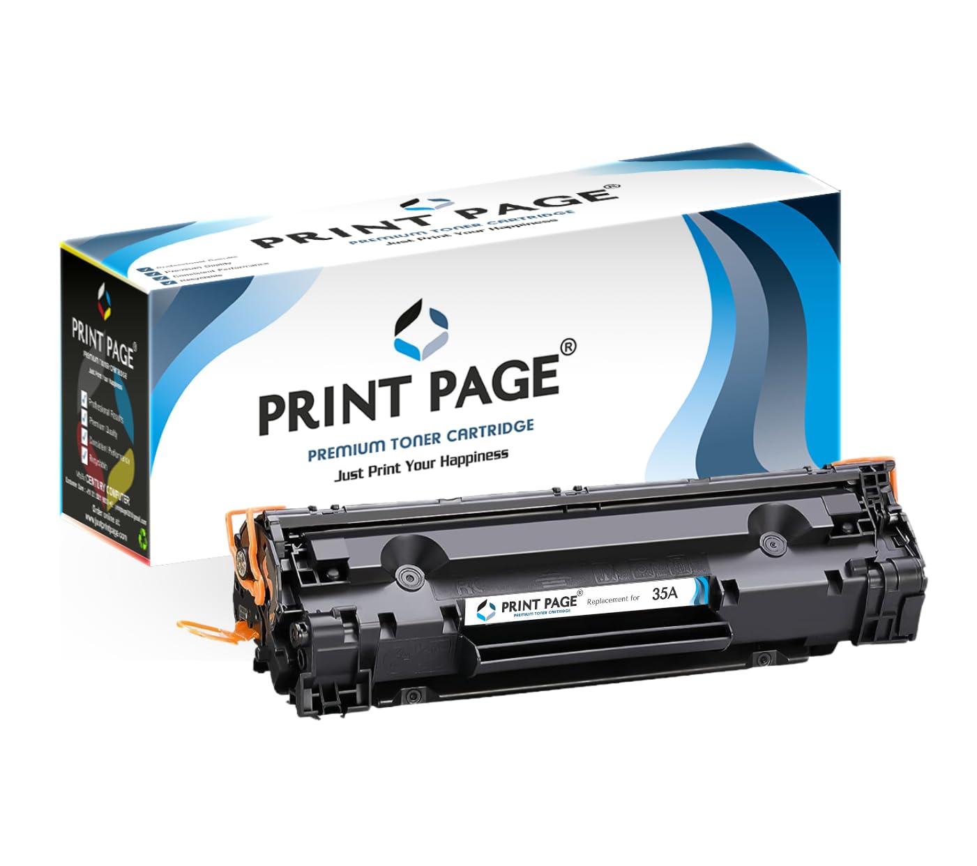 Konica C35 Ef Tóner Generico Cb435a Para Impresoras Laserjet P1005 ...