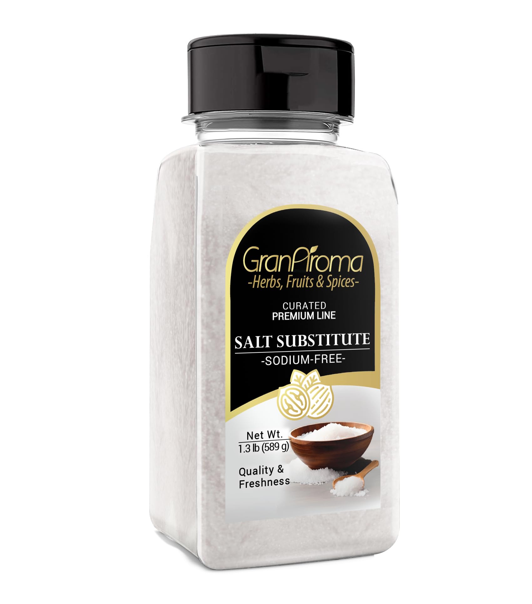 Amazon.com : GranAroma Sodium-Free Salt Substitute, 1.3 lb, Potassium ...