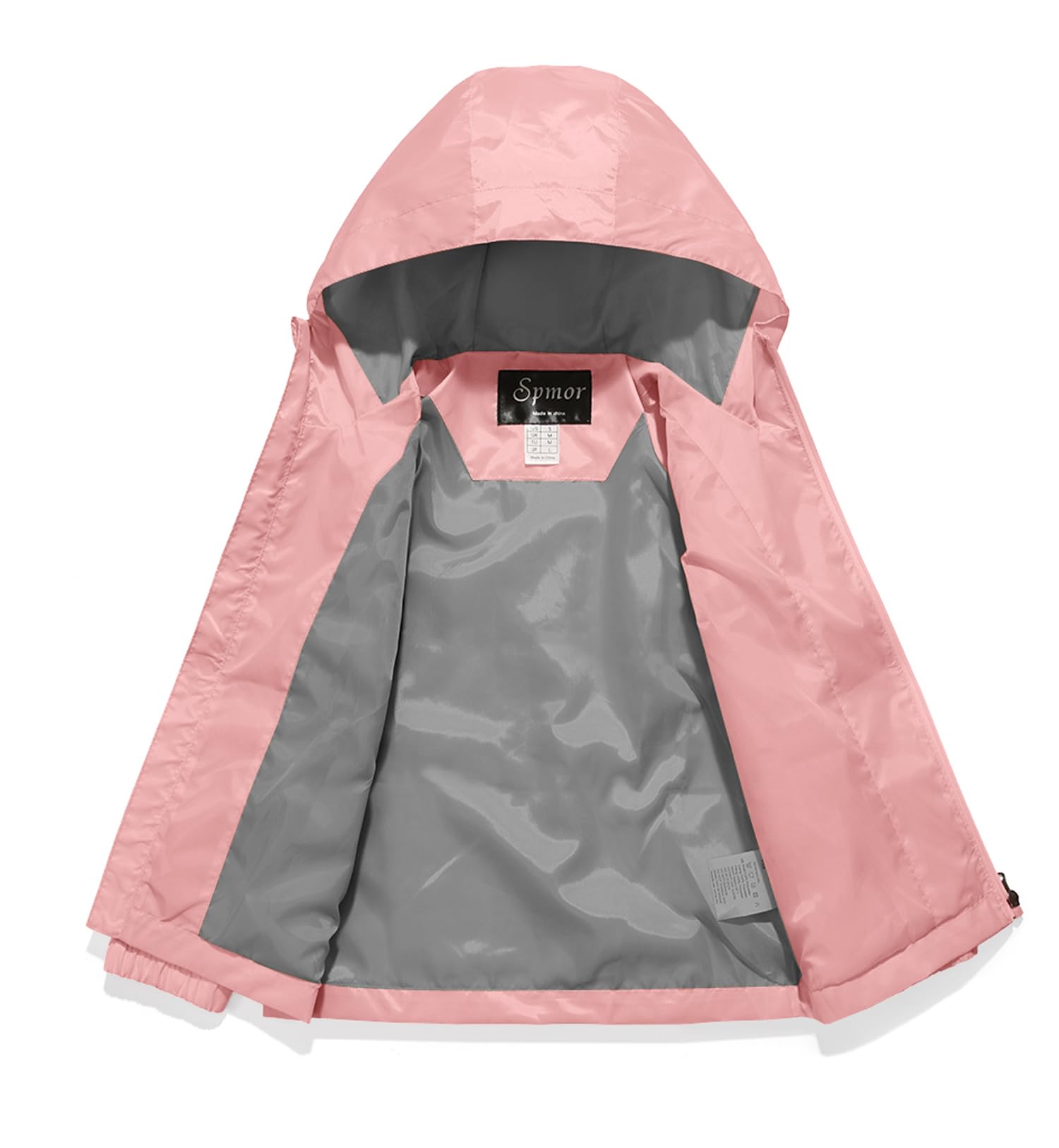 Snapklik.com : Boys Girls Rain Jackets Lightweight Waterproof Hooded ...