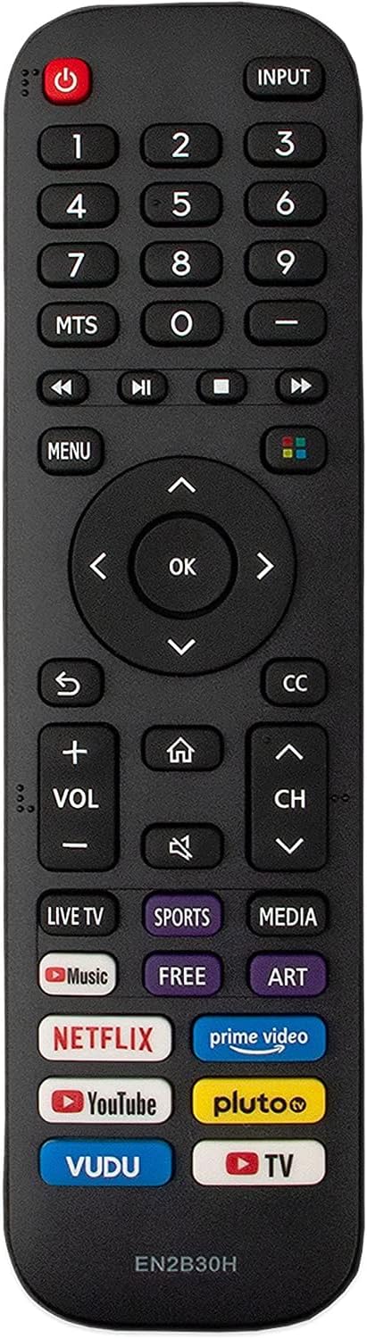 Amazon.com: Replacement for JVC Roku TV Remote Control, Compatible with ...