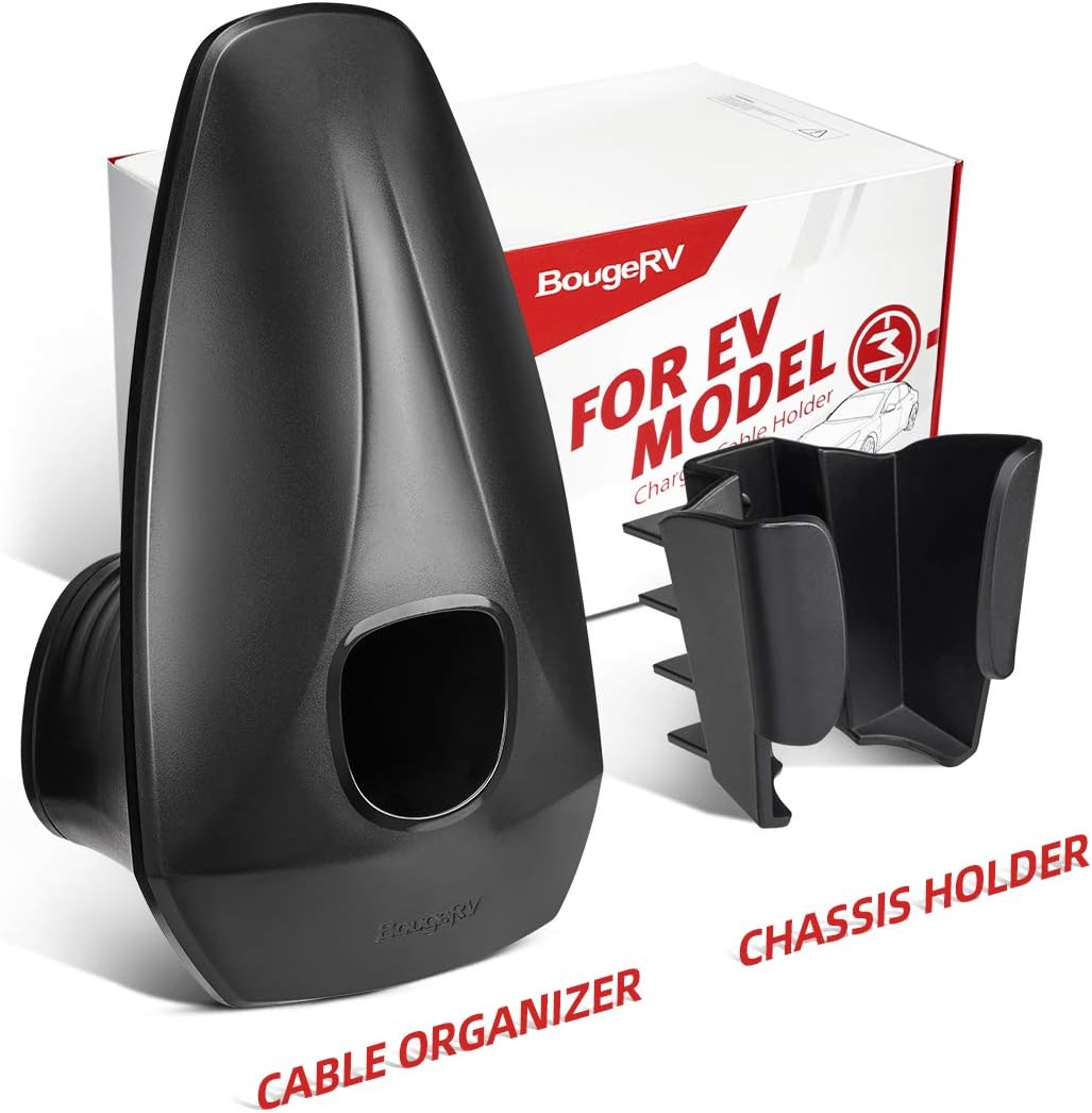 Amazon.com: BougeRV Charger Holder with Chassis Bracket for Tesla Model ...