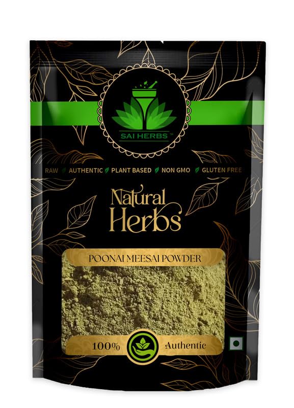 Buy SAI HERBS Poonai Meesai Powder - Orthosiphon Aristatus Powder ...