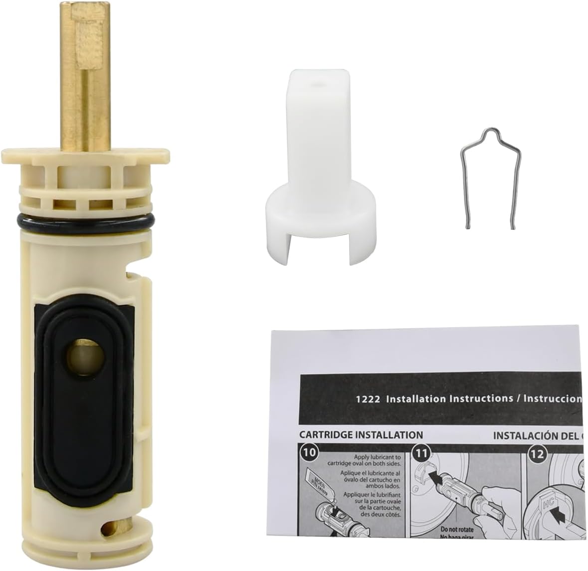 1222 Cartridge Kit Replacement for Moen Posi Temp One-Handle Faucets ...