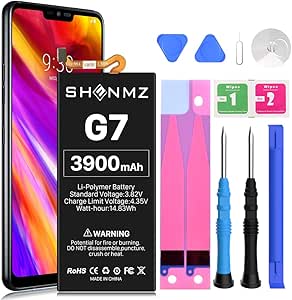 Amazon.com: 3900 mAh BL-T39 para LG G7 reemplazo de batería, batería para LG G7 ThinQ G710 ...