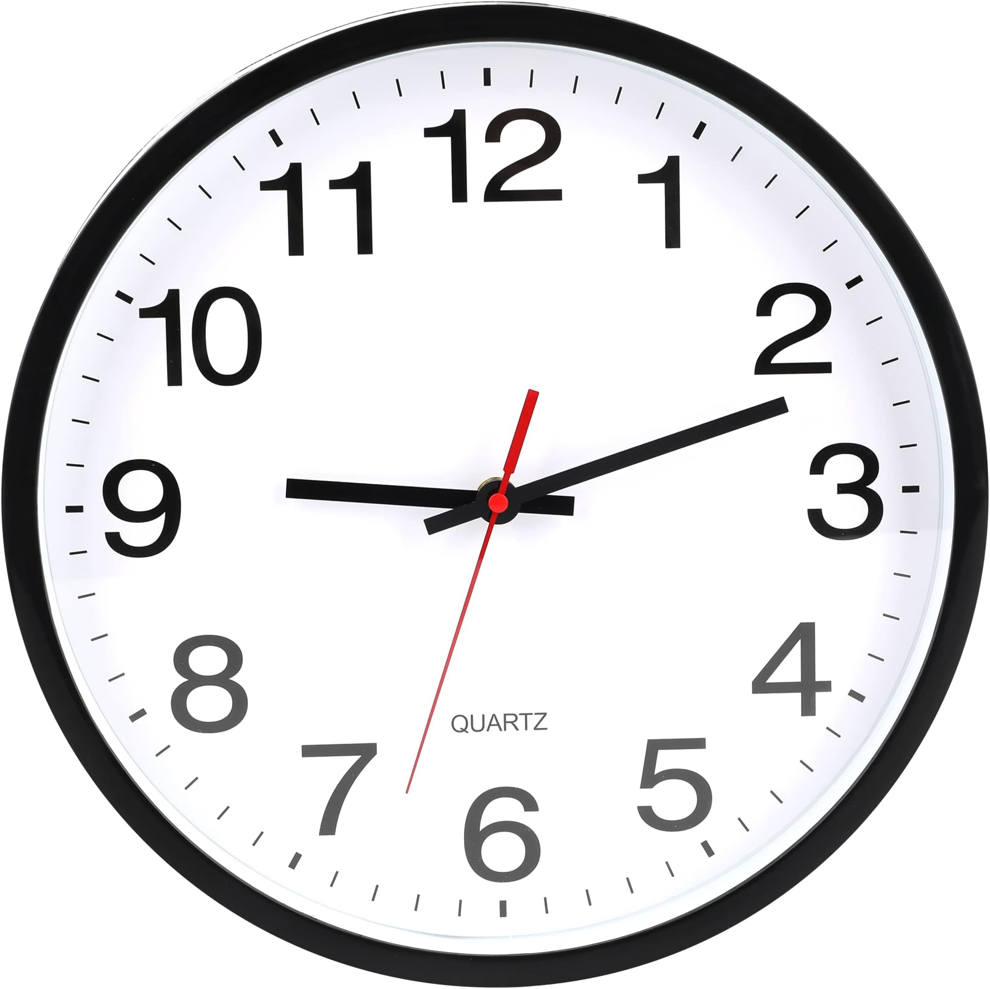 Amazon.com: Foraineam 2 Pieces 12-Inch Wall Clock Silent Non Ticking ...