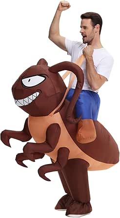 Amazon.com: Servllcell Inflatable Cockroach Costume for Adult,Halloween Costumes Blow Up ...