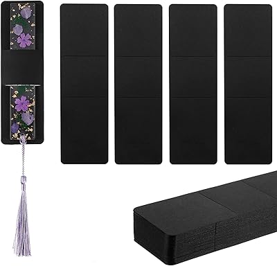 Amazon.com: 50 Set Kraft Bookmark Sleeves Resin Bookmark Holder 5.9 x 1 ...