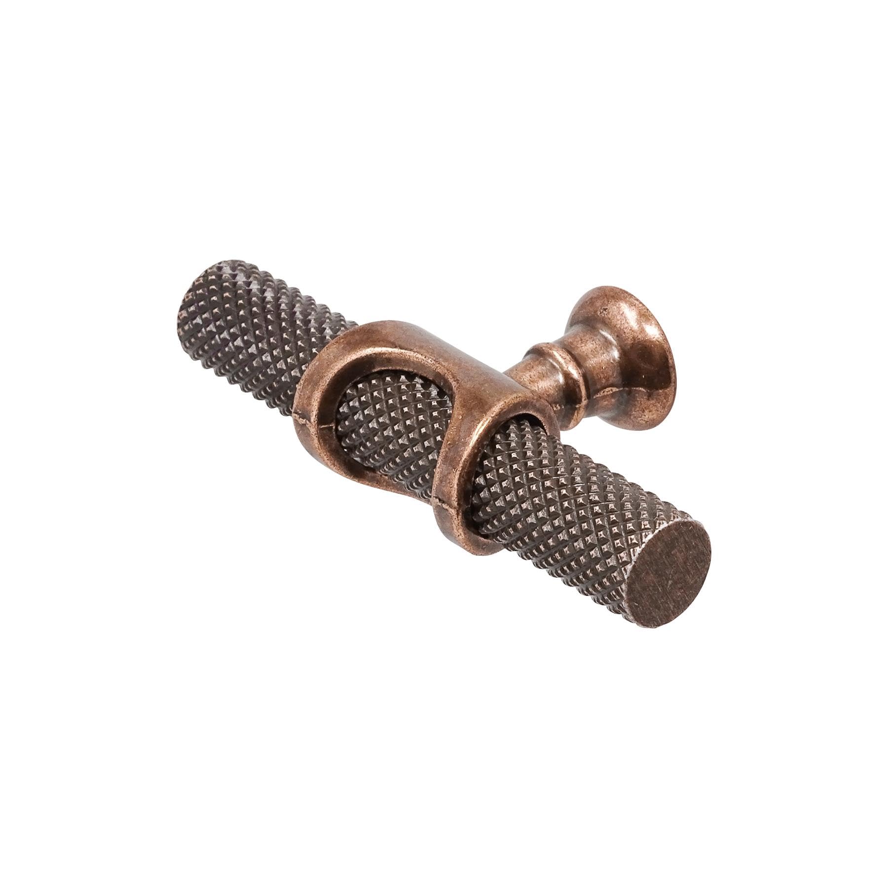 Decoranddecor Amelia - Knurled Cabinet Handles | T-Bar Kitchen Cupboard ...