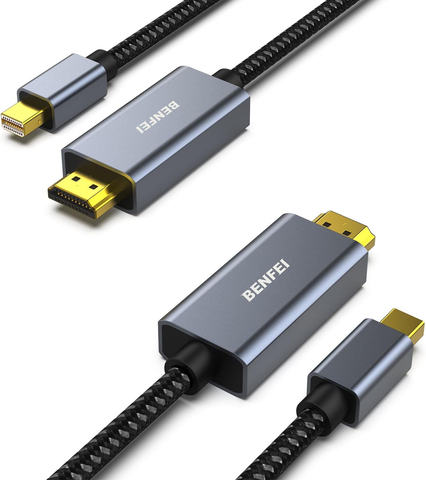 Amazon Basics Mini DisplayPort auf HDMI Kabel, mit vergoldeten ...