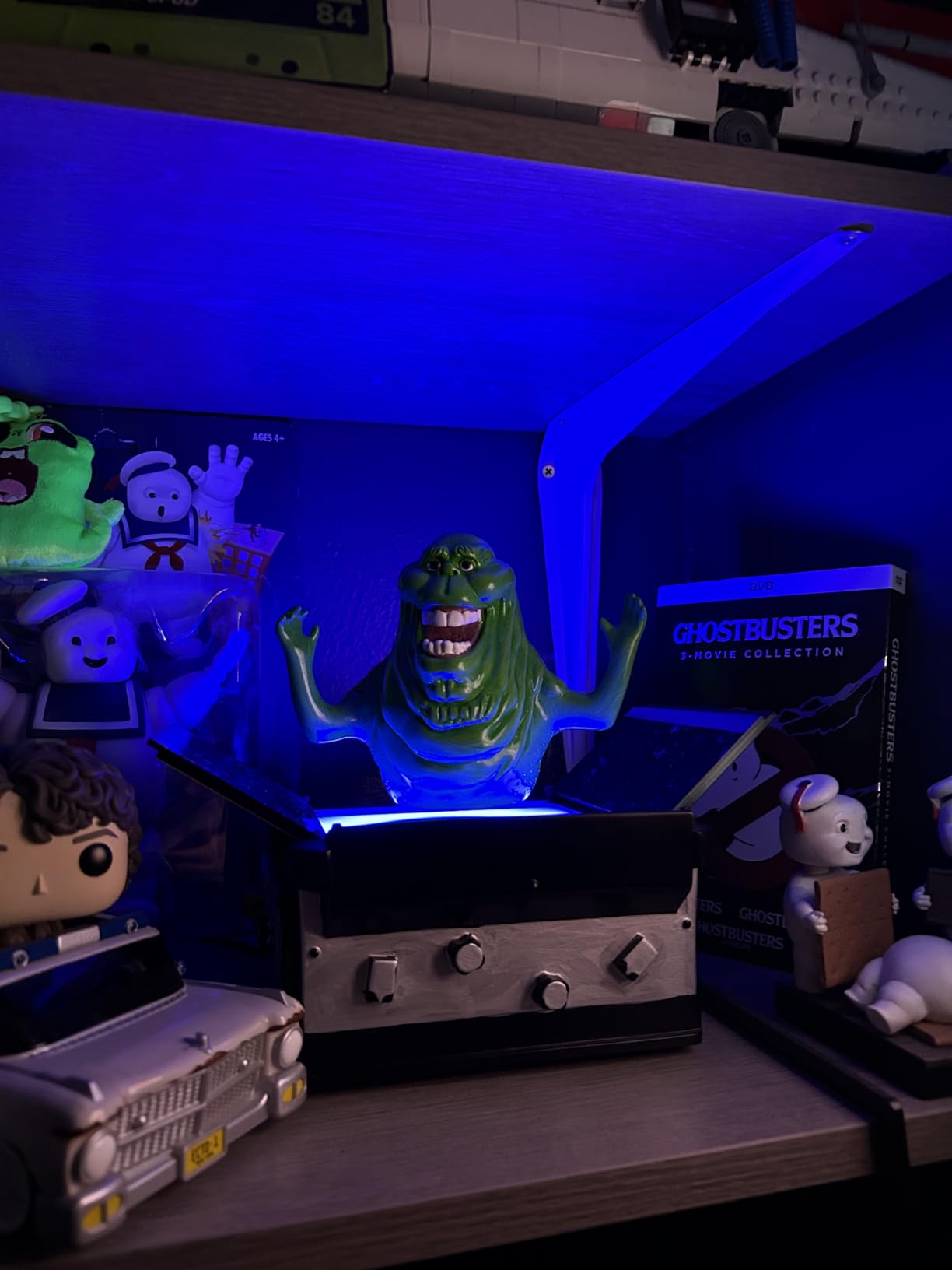 Amazon.com: Ghostbusters Levitating Slimer Ghost Trap Featuring ...