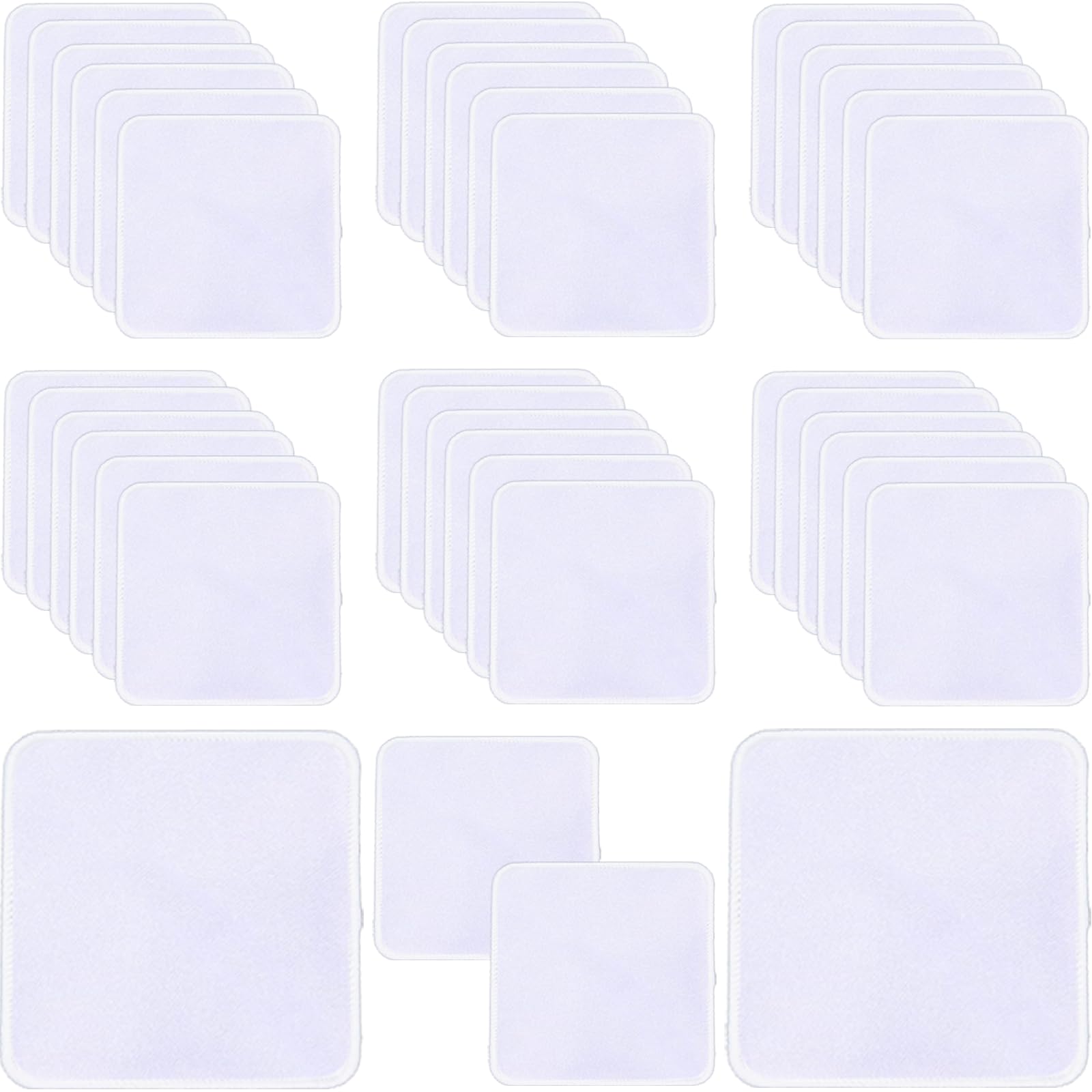 Amazon.com: iFForce 40 PCs Sublimation Blanks Patches - Large Iron-on ...