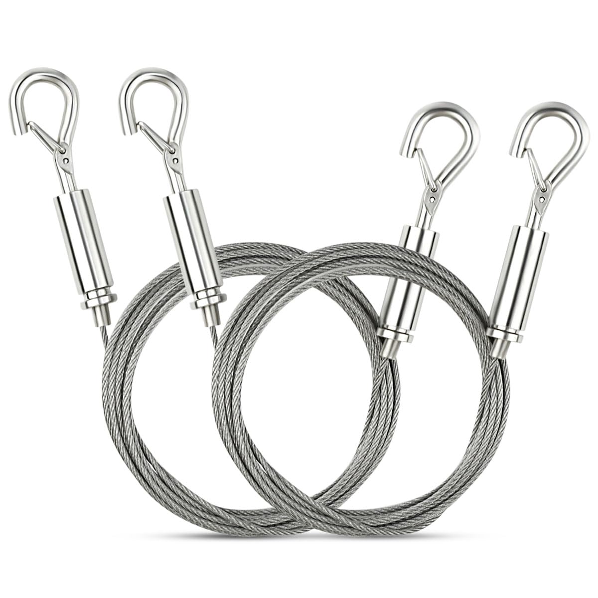 Amazon.com: 2 Pcs Adjustable Picture Hanging Wire Kit Stainless Steel ...